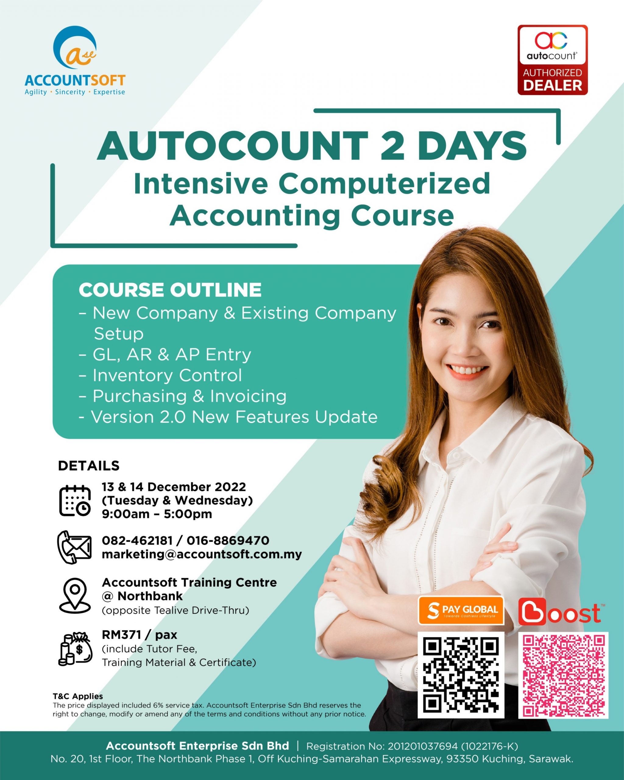 AutoCount 2 Days Intensive Computerized Accounting Course (December ...